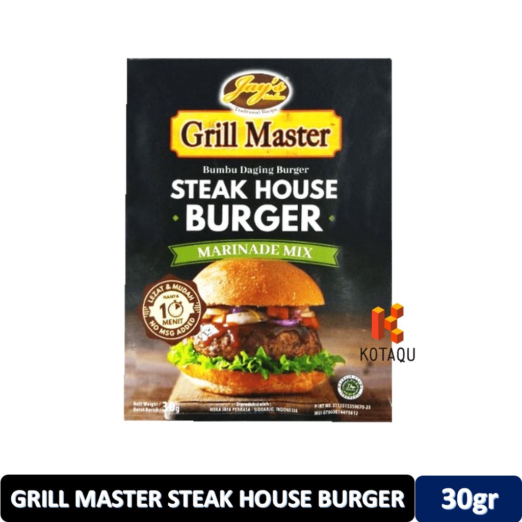 Jual GRILL Master Steak House Burger (Bumbu Daging Burger) / Rotisserie ...