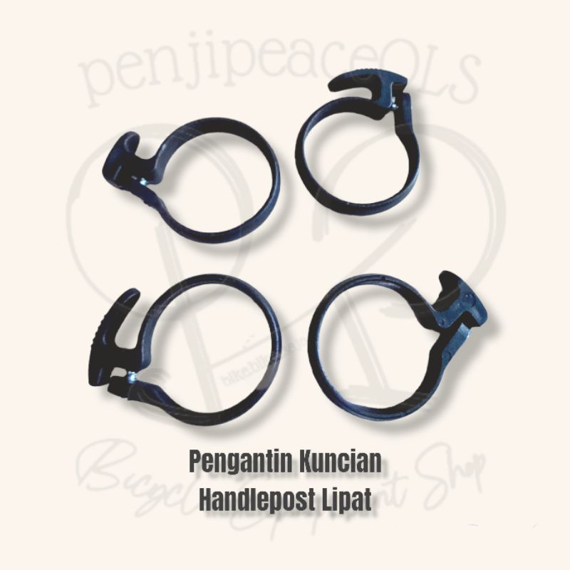 Jual pengunci handlepost sepeda lipat penahan kuncian backel handlepost ...