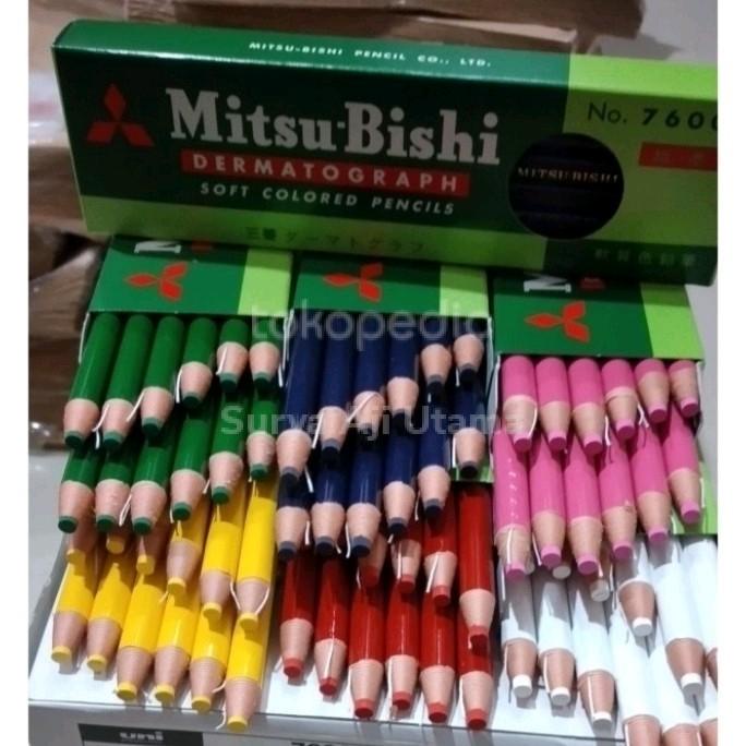 Jual Pensil Case Pensil Kaca Mitsubhisi Dermatograph Original ( 1 Lusin ...