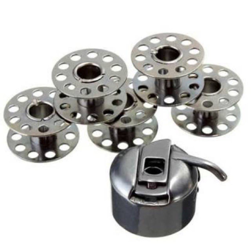 Jual Paket Sekoci Dan Spool ( 5 Spool + 1 Sekoci ) Mesin Jahit Hitam ...