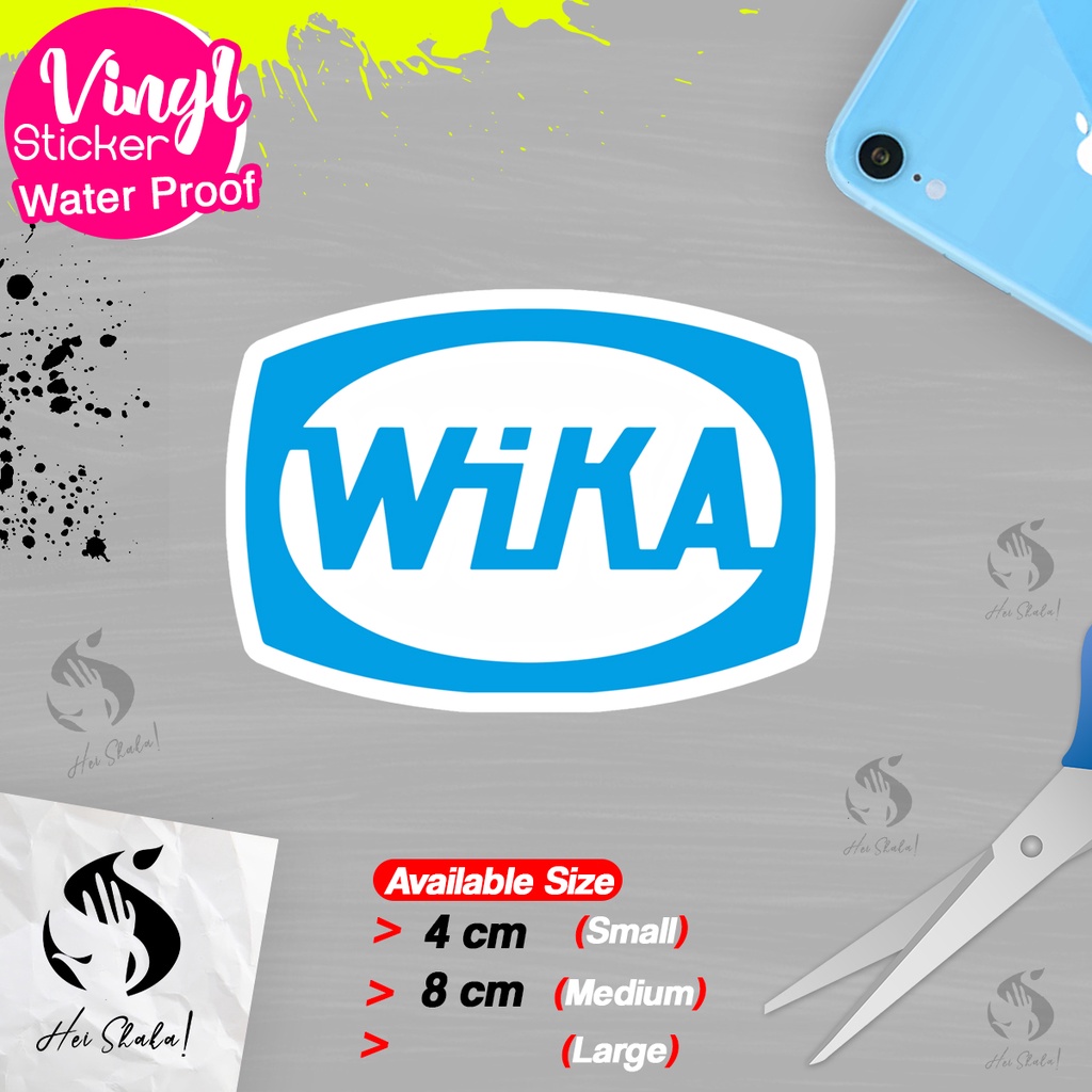 Jual Stiker WIKA Wijaya Karya Sticker Logo Perusahaan BUMN Bahan Vinyl ...