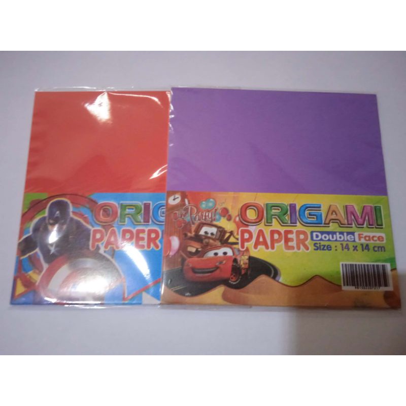 Jual Kertas lipat / origami ukuran 14 x 14 cm | Shopee Indonesia