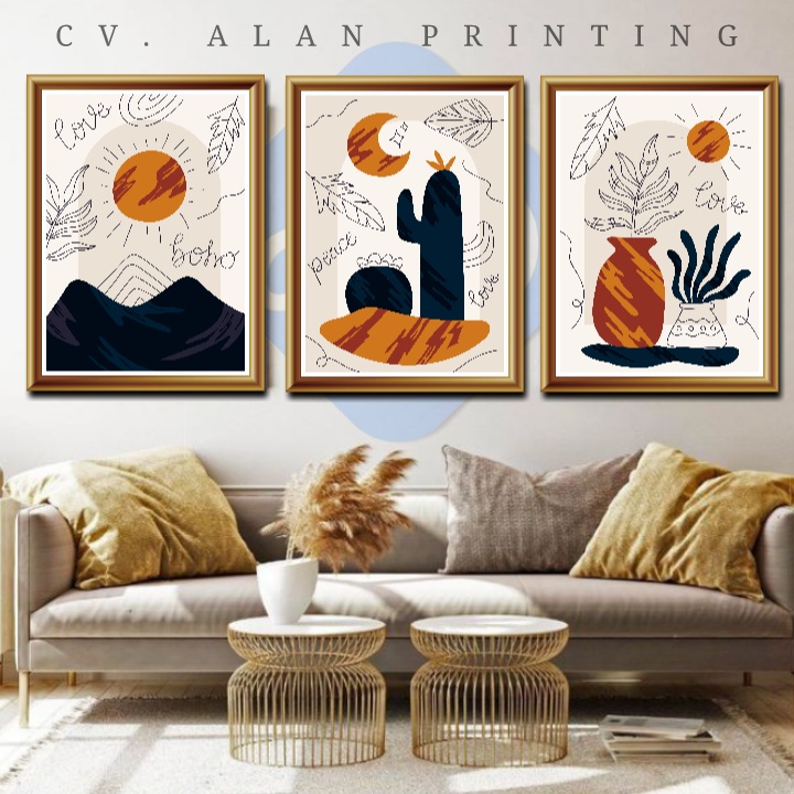 Jual HIASAN DINDING 17R 30X40 ABSTRAK AESTHETIC ART DEKORASI PAJANGAN ...
