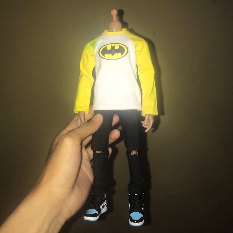 Jual Raglan Batman Action Figure 1:6 Kitbash Lengan Panjang | Shopee ...