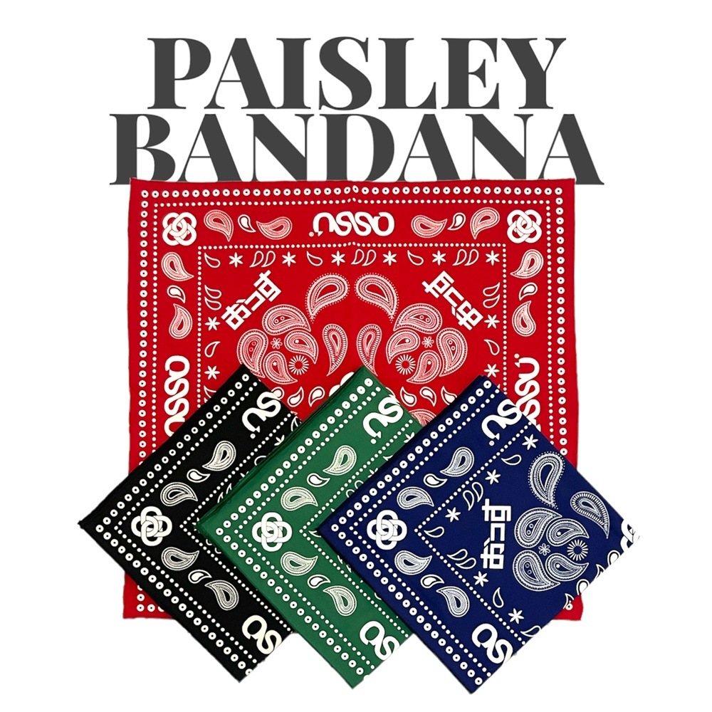 Jual Bandana Paisley Buff Sapu Tangan ukuran 55cm x 55cm Multifungsi ...