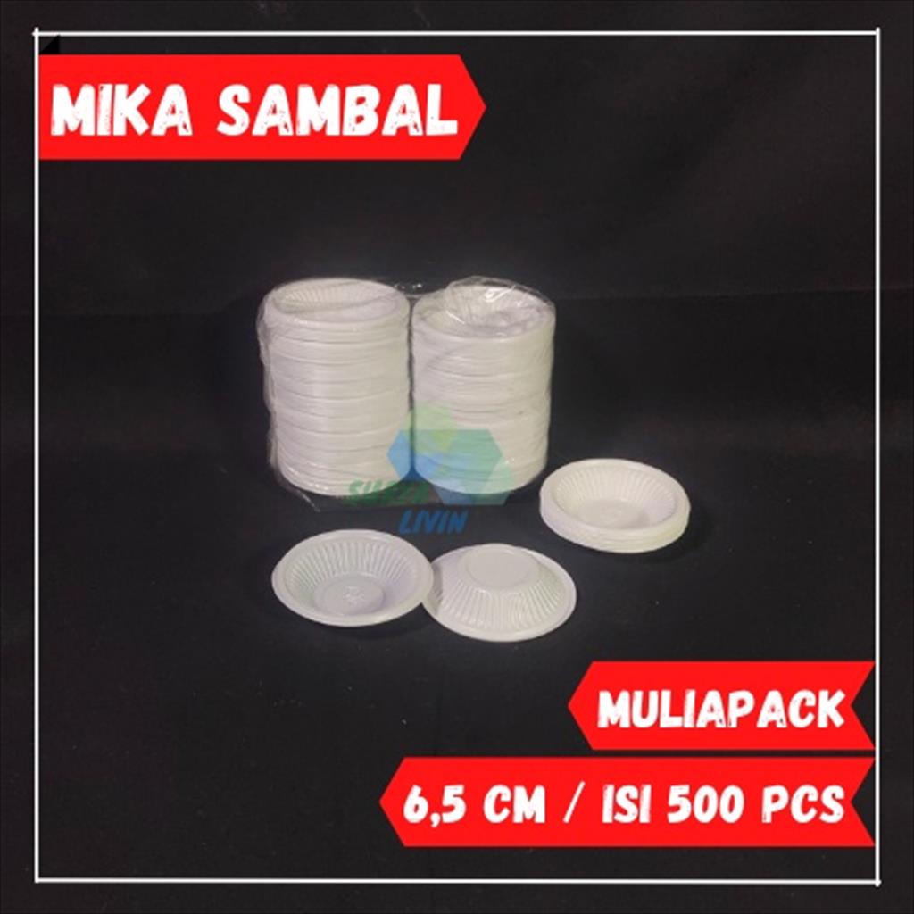 Jual Mika Tray Sambal / Mika Sambal Muliapack 6,5 cm isi 500 pcs ...