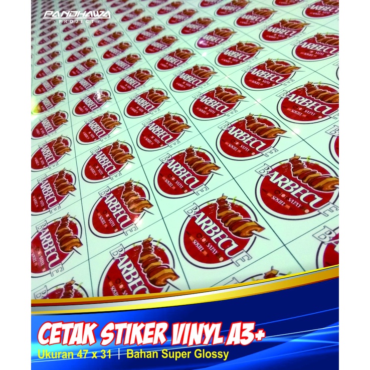 Jual CETAK STIKER VINYL GLOSSY A3+ | Shopee Indonesia