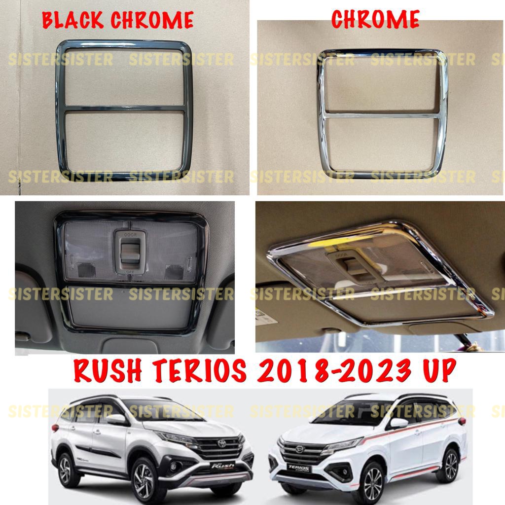 Jual Panel Lampu Plafon Atap All New Rush Terios 2018 2022 2023 Black ...