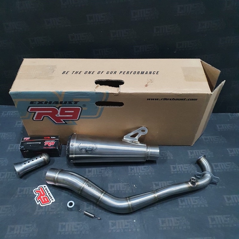 Jual Knalpot Racing R9 Delta Series Stainless Honda PCX 160 Vario 160 ...