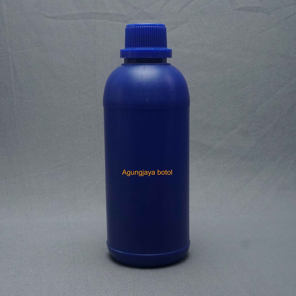 Jual Botol M 500 Ml Biru Dof HDPE Neck 30 Set A/Botol Pupuk Kosong ...