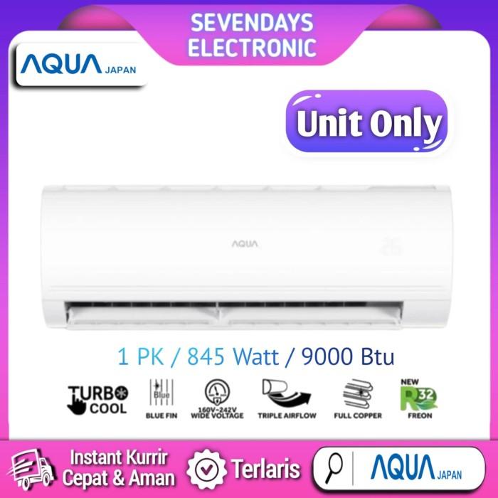 Jual Ac Aqua 1 Pk Aqa-Kcr10Ahp Kcr10Ahp Split Standart R32 Turbo Cooling Original | Shopee Indonesia