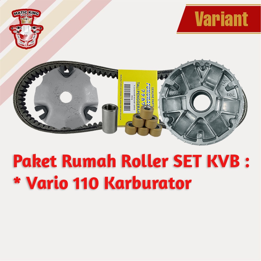 Jual Paket Kirian Rumah Roller Vanbelt KIT Roller Honda Beat Scoopy ...
