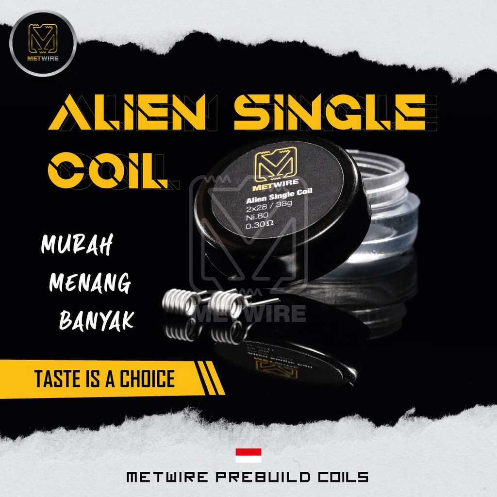 Jual Alien Single Coil Metwire (Isi 2) Metwire Coil | Shopee Indonesia
