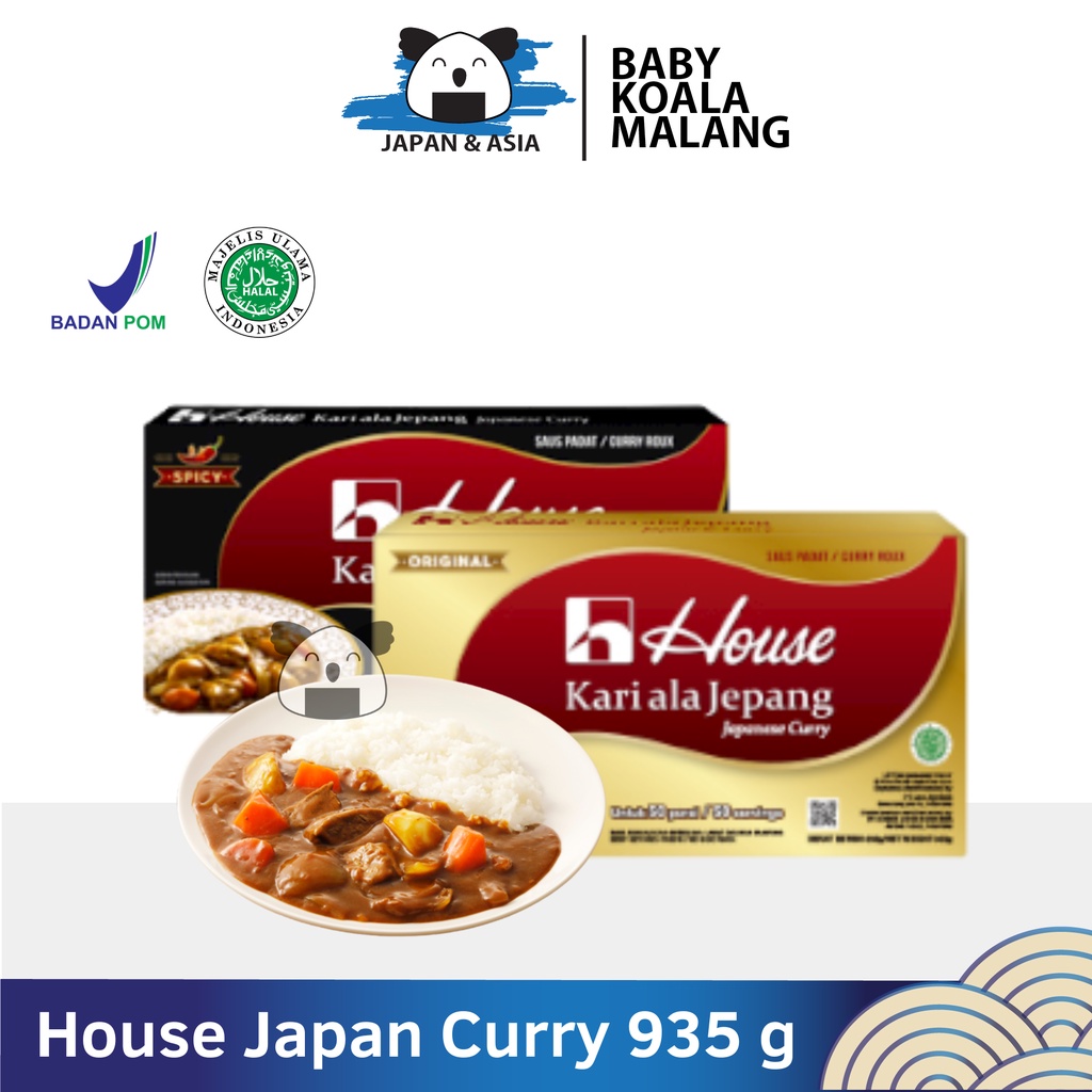 Jual HOUSE Japan Curry Kare Jepang 50 Porsi Halal │ Bumbu Kuah Kari ...