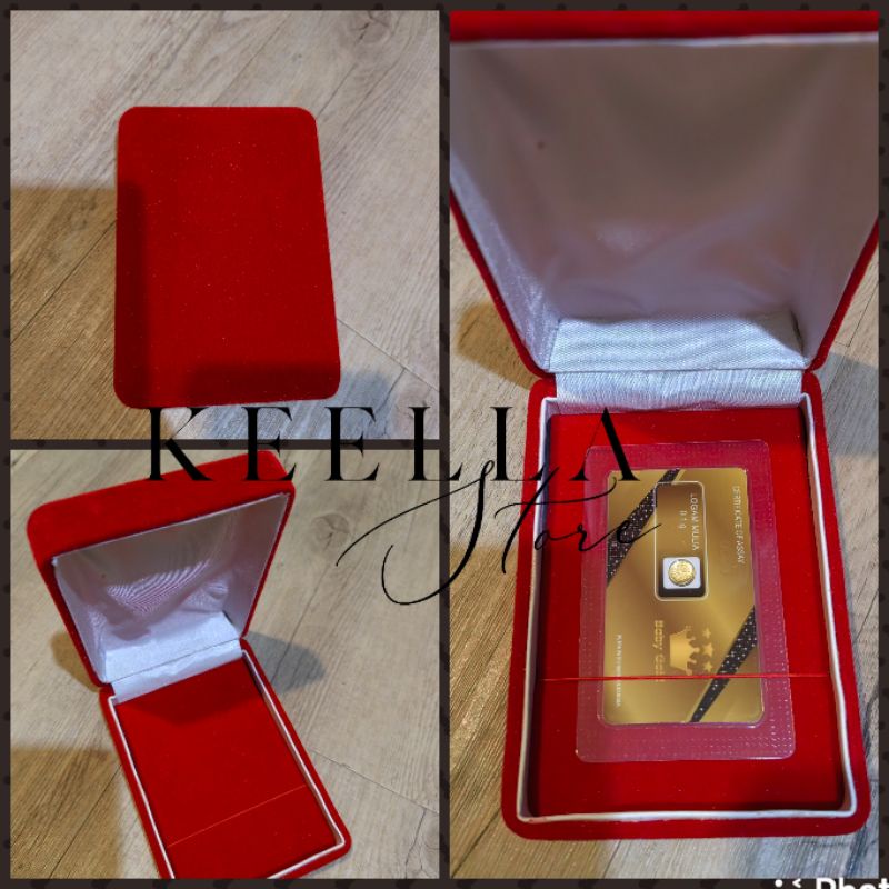 Jual Kotak emas logam mulia antam babygold perhiasan 24k box giftbox ...