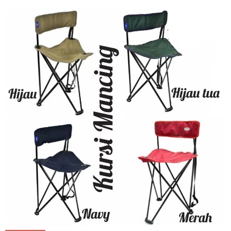 Jual Soleil Kursi Mancing Lipat 6 Pilihan Warna - Biru Navy, Coklat ...