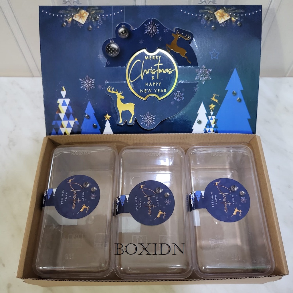 Jual (Free Hangtag) Christmas Box Natal 2 toples 350gr Box Natal 3 ...