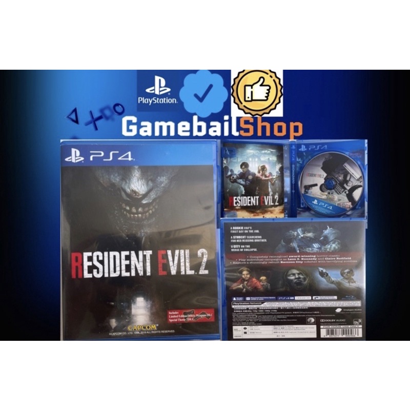 Jual PS4 Game - Resident Evil 2 RE2 ( Reg 3 Asia / 2 / English ) Kaset Game BD Fisik | Shopee ...