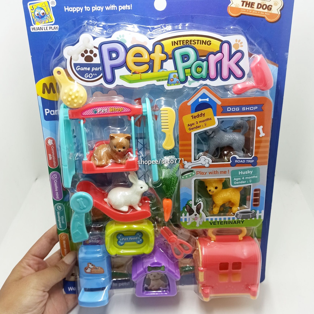 Jual 666-56 Pet Park Mainan Anak Taman Hewan Peliharaaan Taman Animal ...