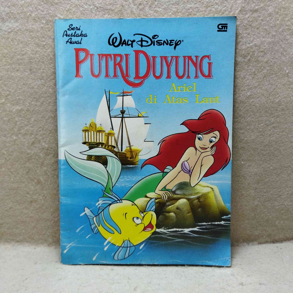 Jual Seri Pustaka Awal Walt Disney Putri Duyung Ariel di Atas Laut Lyn ...