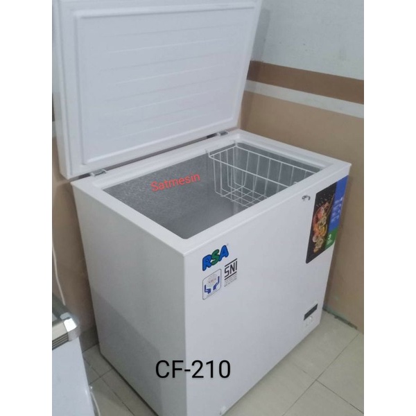 Jual Kulkas pembeku frozen food CF-210 rsa chest freezer box 199 liter cf 210 garansi resmi ...