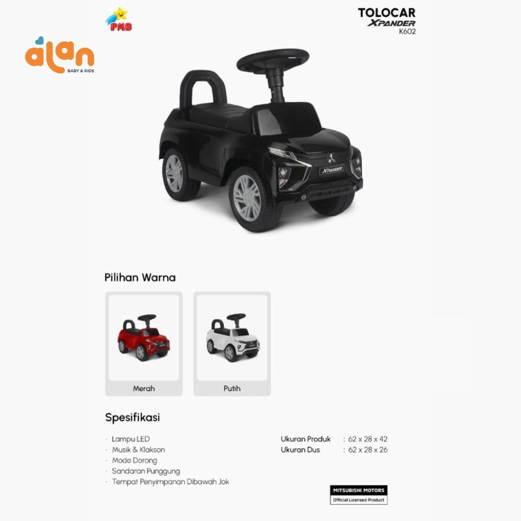 Jual Tolocar Off Road Mitsubishi Xpander K602 | Shopee Indonesia