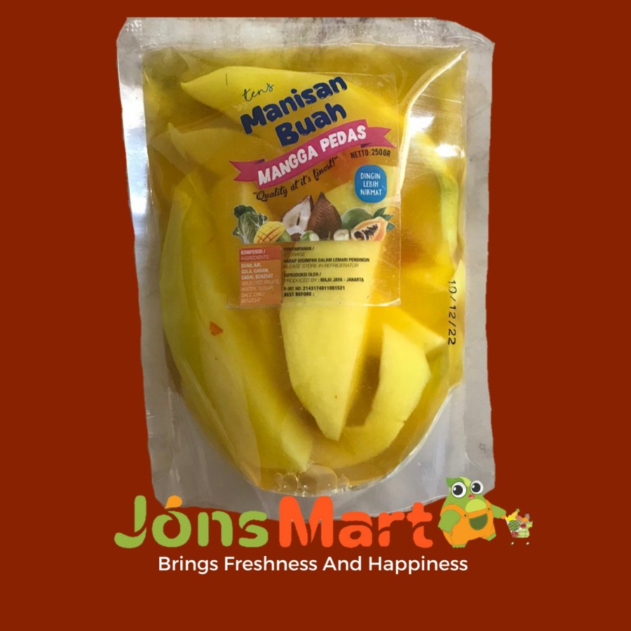 Jual Manisan Basah Buah Mangga Manis / Pedas 250g (Standing Pouch ...