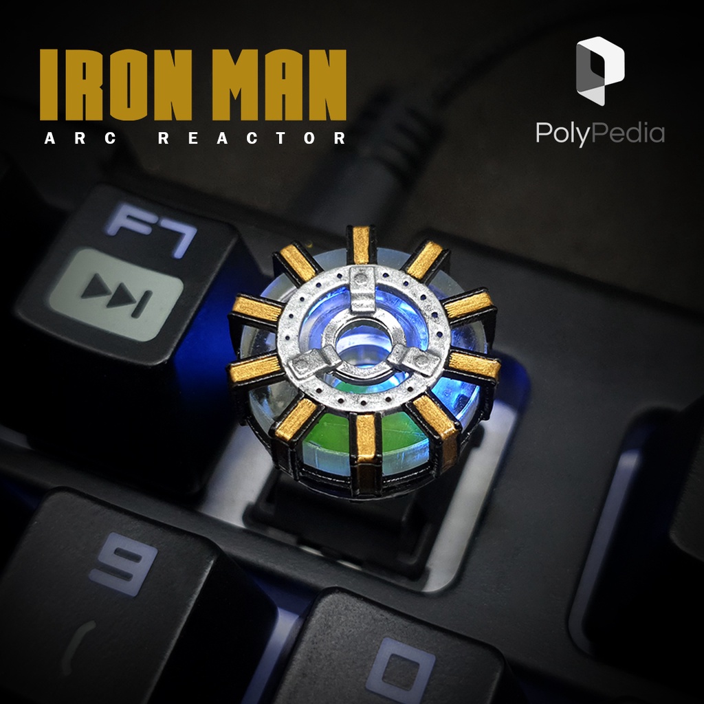 Jual Iron Man Arc Reactor Artisan Keycap / Keycaps | Shopee Indonesia