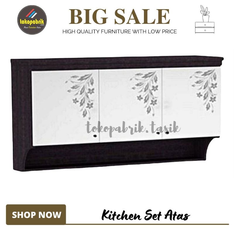 Jual Kitchen Set Atas 3 Pintu Kitchen Set Bawah Minimalis Lemari Dapur ...
