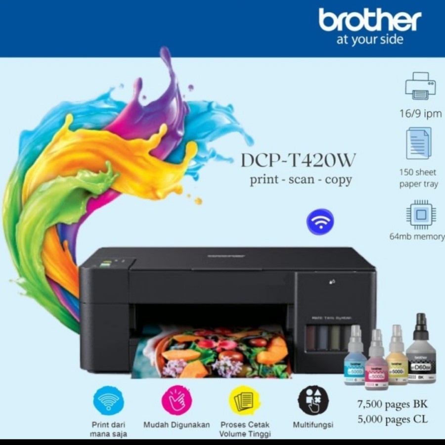 Jual Brother DCP-T420W Printer Ink Tank | Shopee Indonesia