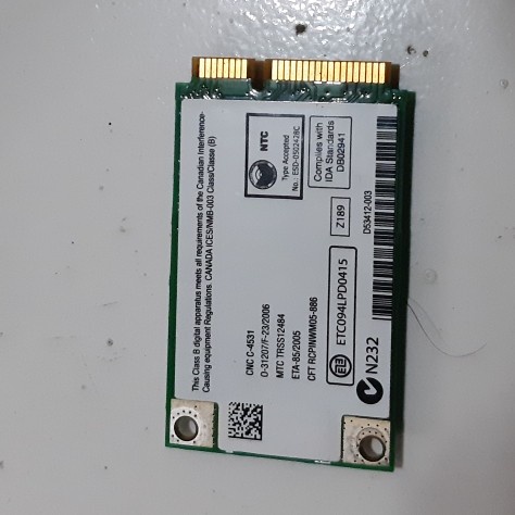 Jual Wifi card modul dell xps m1330 WM3945ABG MOW1 second normal ...
