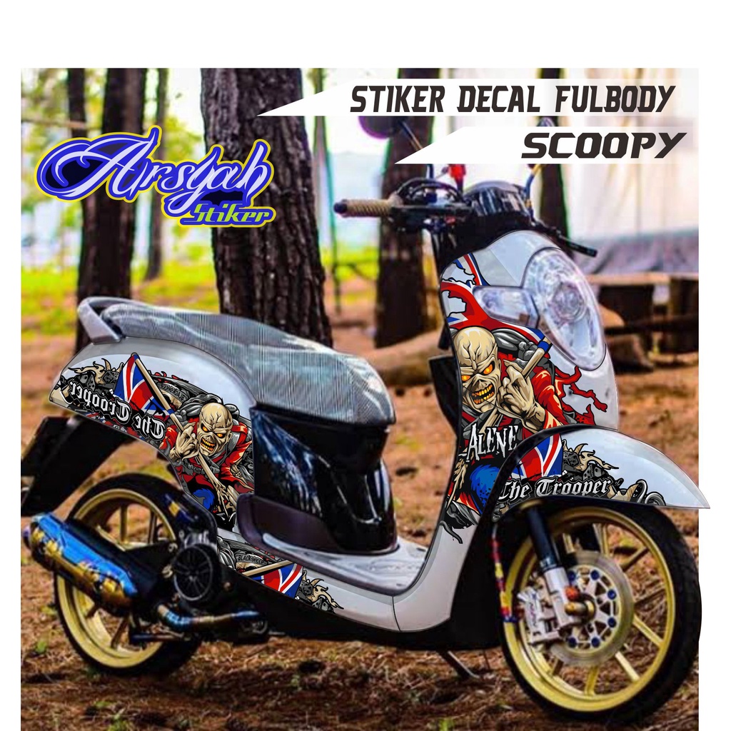 Jual Decal scoopy full body Full Blok Decal Scopy Dekal New Fi 2019 2020 2017 2018 2021 2022 ...