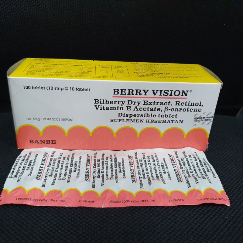 Jual Berry Vision Dispersible Tablet | Shopee Indonesia