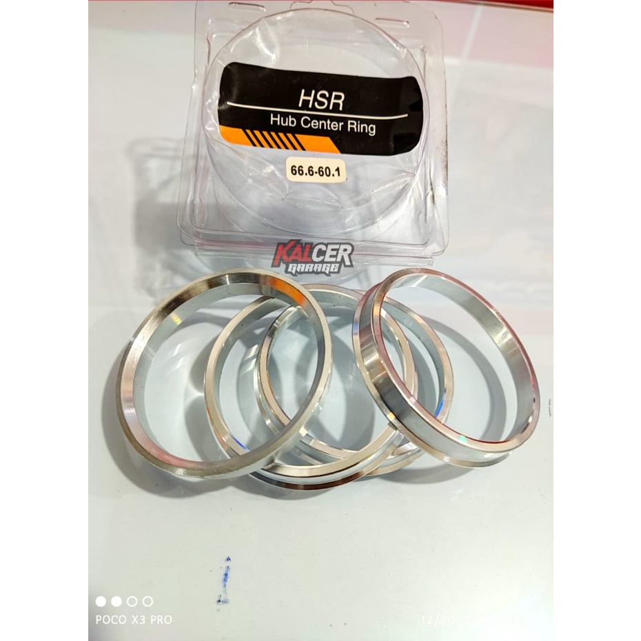 Jual Centering hsr wheel center ring mobil ukuran 60X 66,6 | Shopee ...