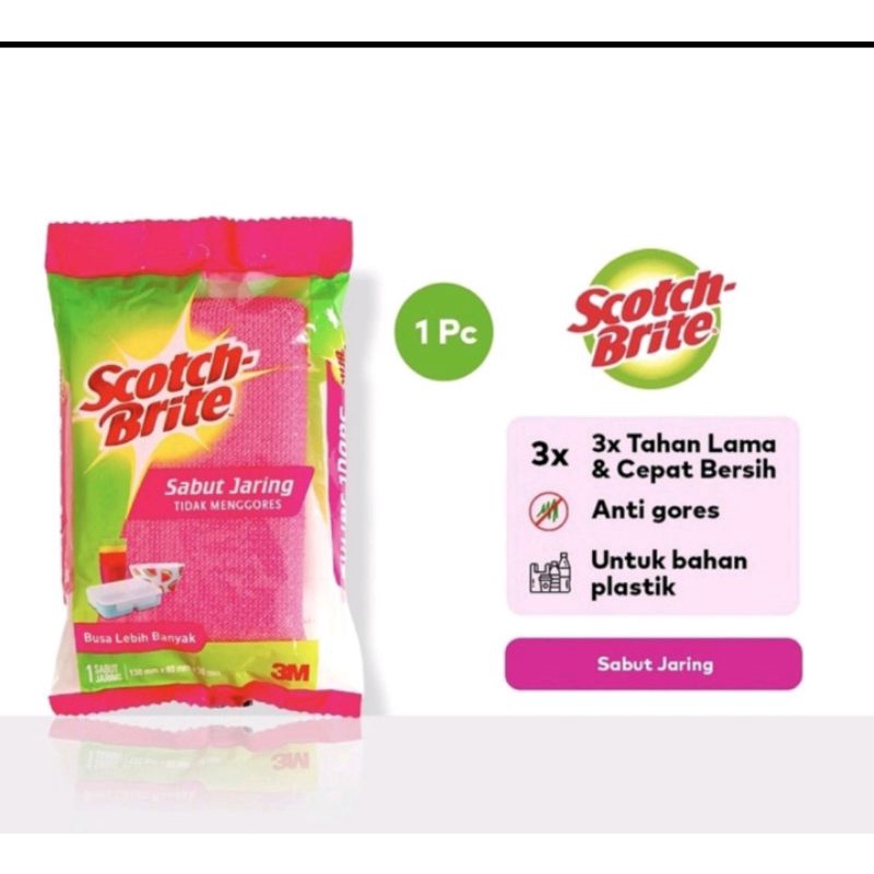 Jual Spons Cuci Piring SCOTCH BRITE 3M Sabut Spons Sabut Stainless ...