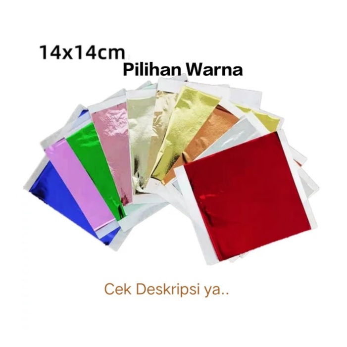 Jual TERMURAH! Gold Flakes / Silver Flakes Foil (isian resin, isian ...
