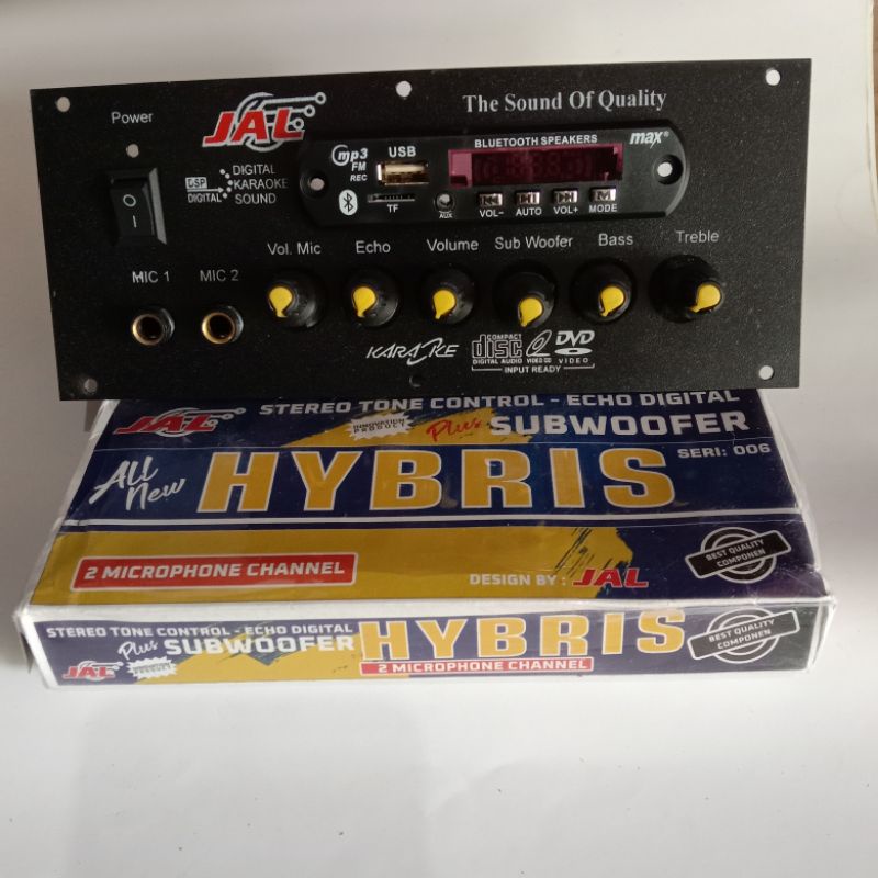 Jual Kit Tone Control Stereo plus Subwoofer dan Echo Mic HYBRIS JAL 006 ...