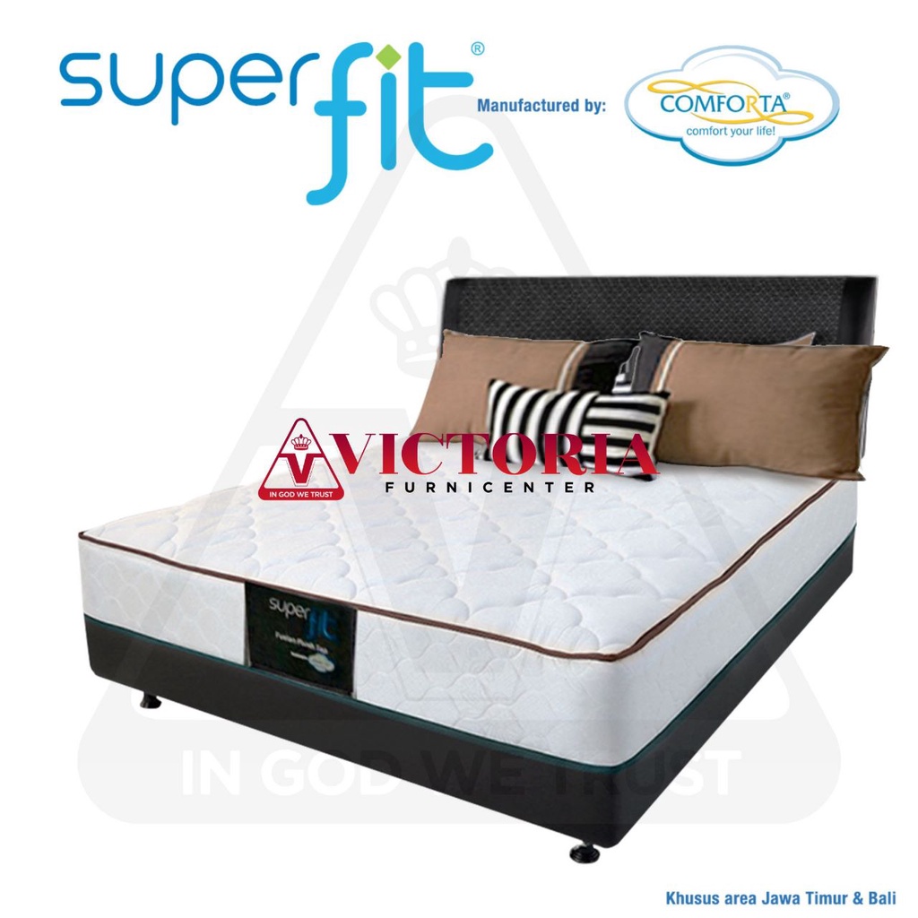 Jual SuperFit by Comforta Fusion Fullset Full Set 200 x 200 200x200 Kasur Spring Bed Springbed ...
