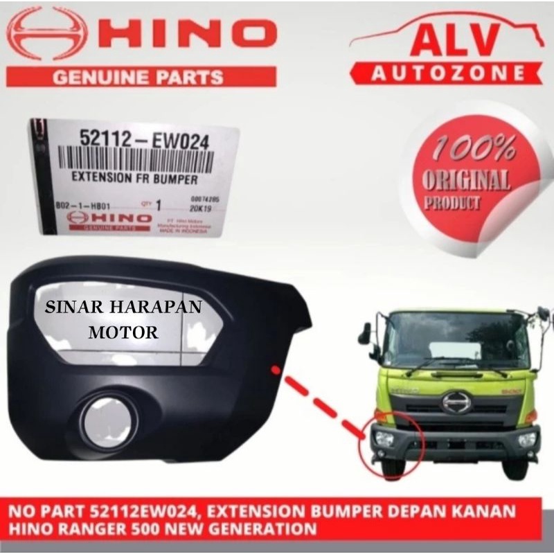 Jual BUMPER TANDUK BEMPER DEPAN HINO 500 LOHAN FM260JD FM235JJ HINO ...