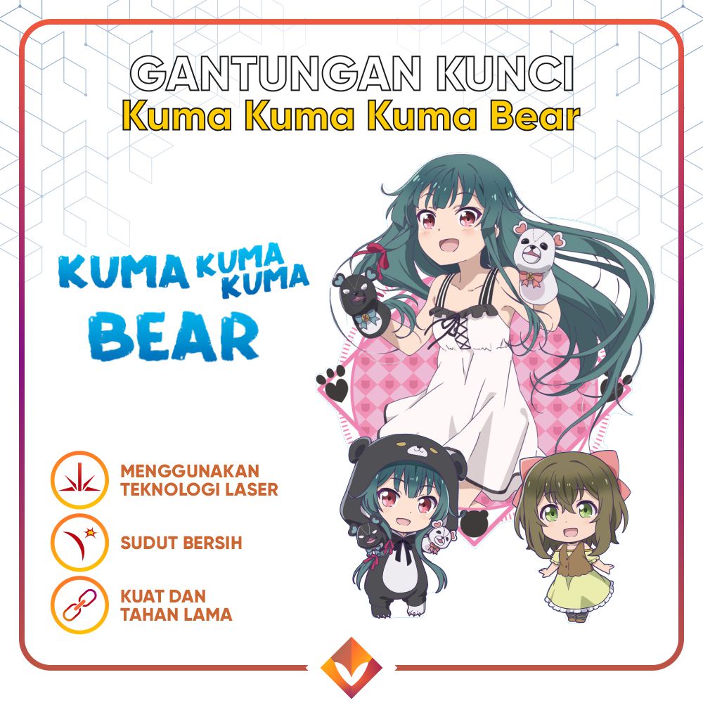 Jual GANCI KUMA BEAR CHIBI Keychain Gantungan Kunci Anime VRMMO Isekai ...