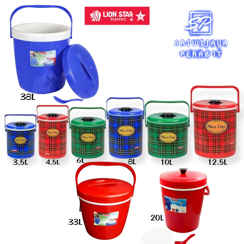 Jual TERMOS NASI | TERMOS ES LION STAR | RICE ICE BUCKET LIONSTAR 3,5L 4,5L 6L 8L 10L 12,5L 20L ...
