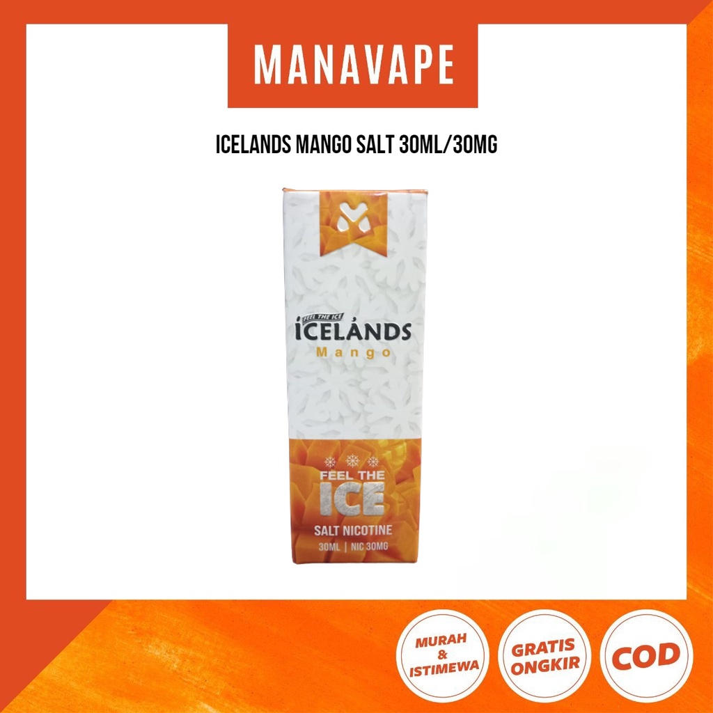 Jual ICELANDS MANGO SALT NIC 30ML | Shopee Indonesia