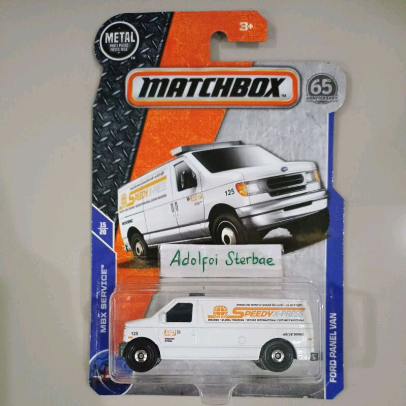 Jual matchbox ford panel van mbx service 65 anniversary speedy x-press ...