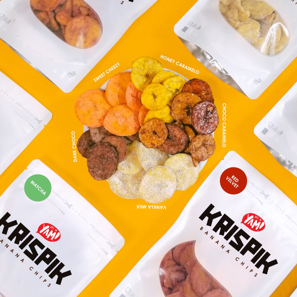 Jual YAM! Krispik Banana Chips 70gr - Keripik Pisang Karamel Tabur ...