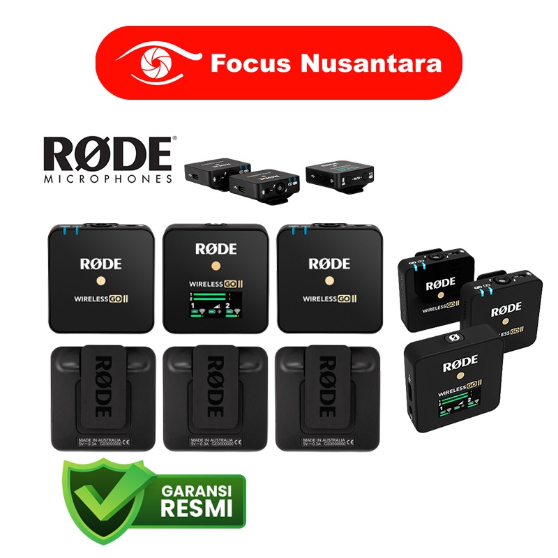 Jual RODE Wireless GO II Dual Channel | Shopee Indonesia