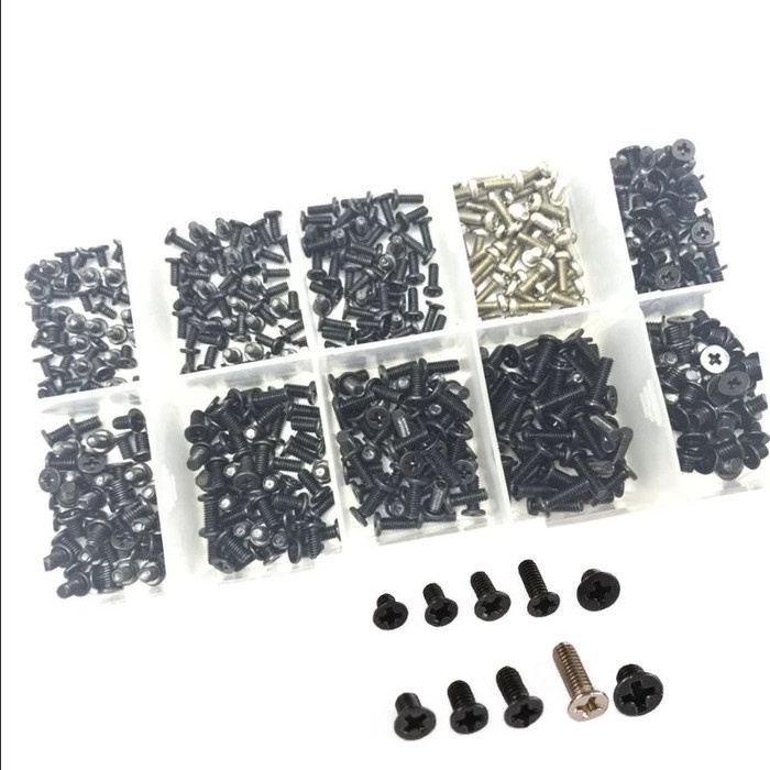 Jual Sekrup Baut Reparasi Laptop 500 Pcs Set Untuk Semua Jenis Notebook ...