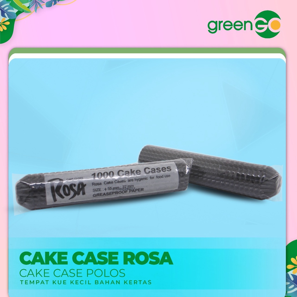 Jual CAKE CASES WARNA HITAM 55MM ISI 1000PCS CAKE CASE ROSA BLACK CUP ...