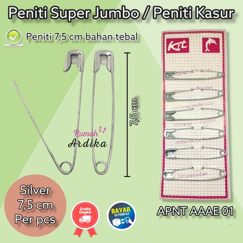 Jual Peniti Jumbo Peniti Kasur Peniti Super Jumbo Peniti Besar [Harga ...