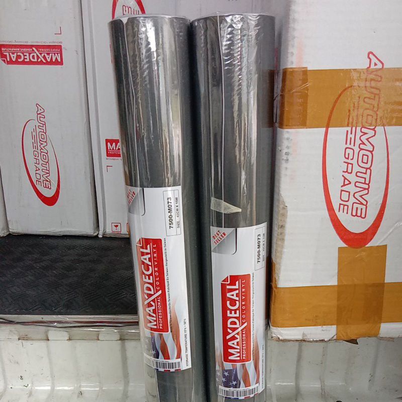 Jual Sticker Maxdecal / Skotlet Abu Tua Dof Maxdecal 1 rol | Shopee ...