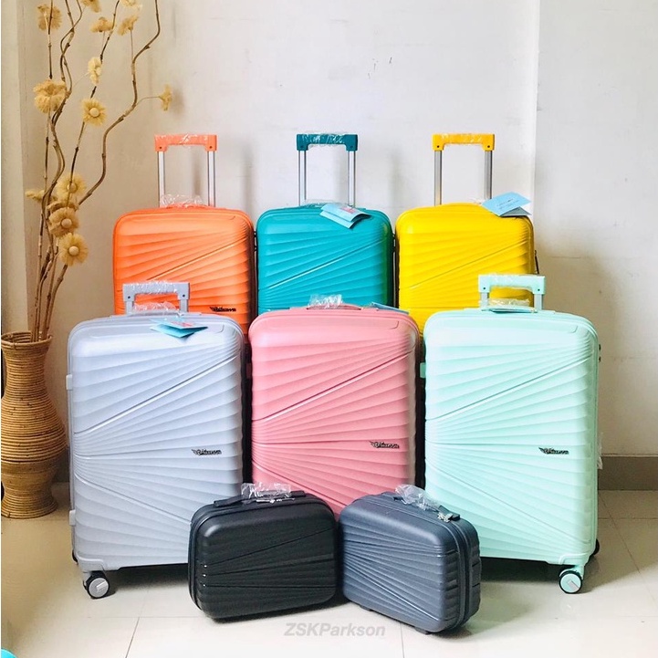 Jual Koper PARKSON Original PP3 cabin size zipper high quality 20inch ...